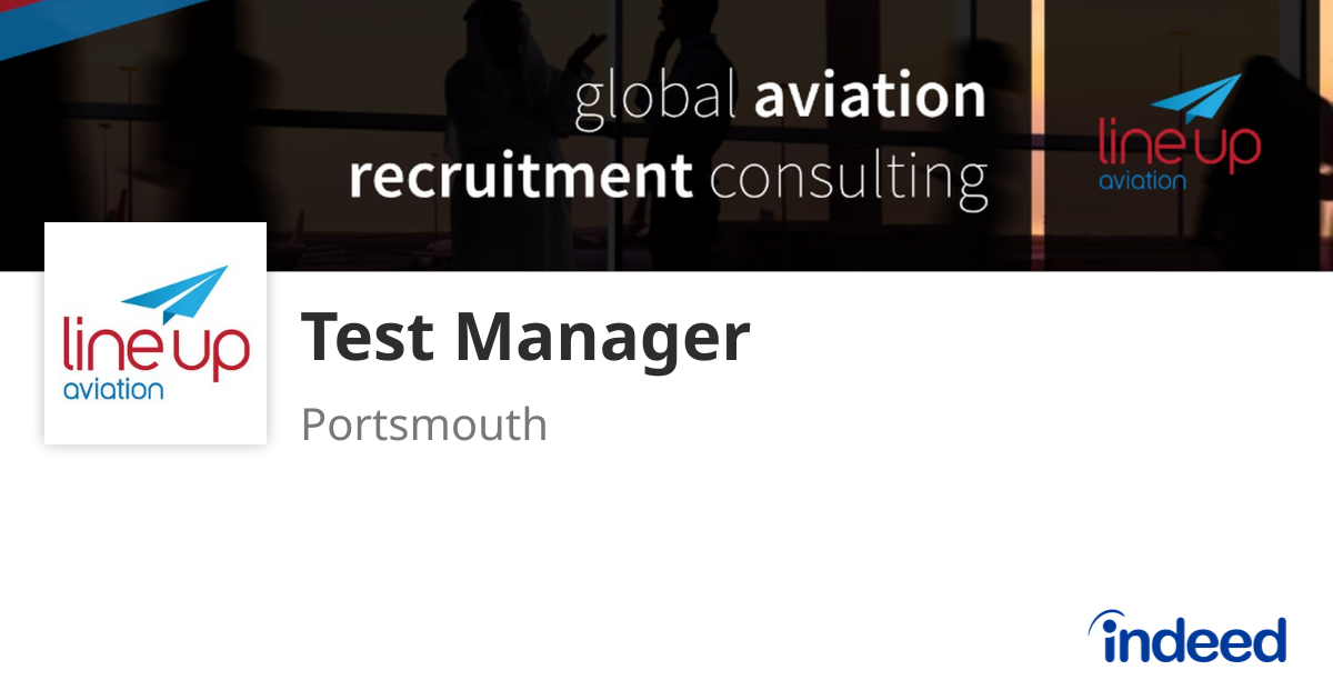 Test Manager - Portsmouth - Indeed.com