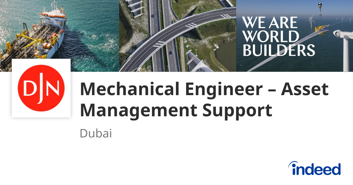 Mechanical Engineer – Asset Management Support - Dubai - Indeed.com