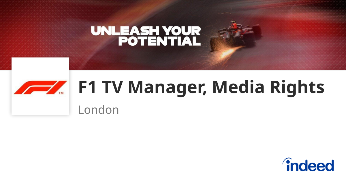 F1 TV Manager, Media Rights - London - Indeed.com
