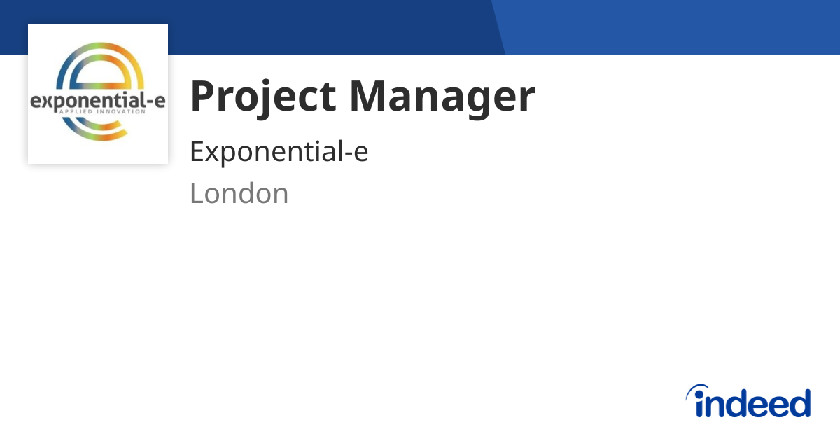 Project Manager - London - Indeed.com
