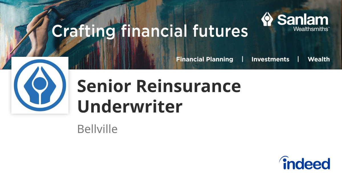 Senior Reinsurance Underwriter - Bellville, Western Cape - Indeed.com