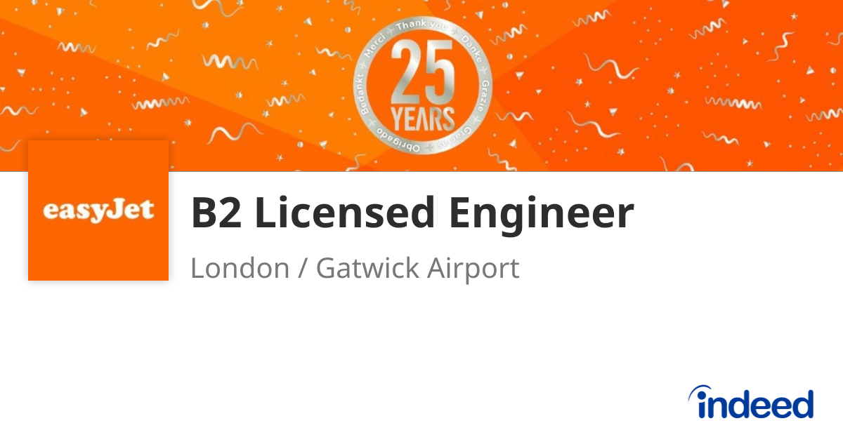 B2 Licensed Engineer - London / Gatwick Airport - Indeed.com