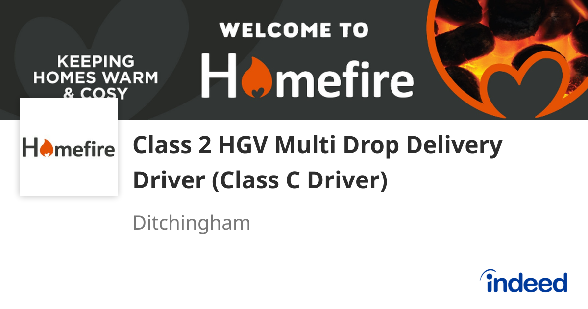 Class 2 HGV Multi Drop Delivery Driver (Class C Driver) - Ditchingham ...