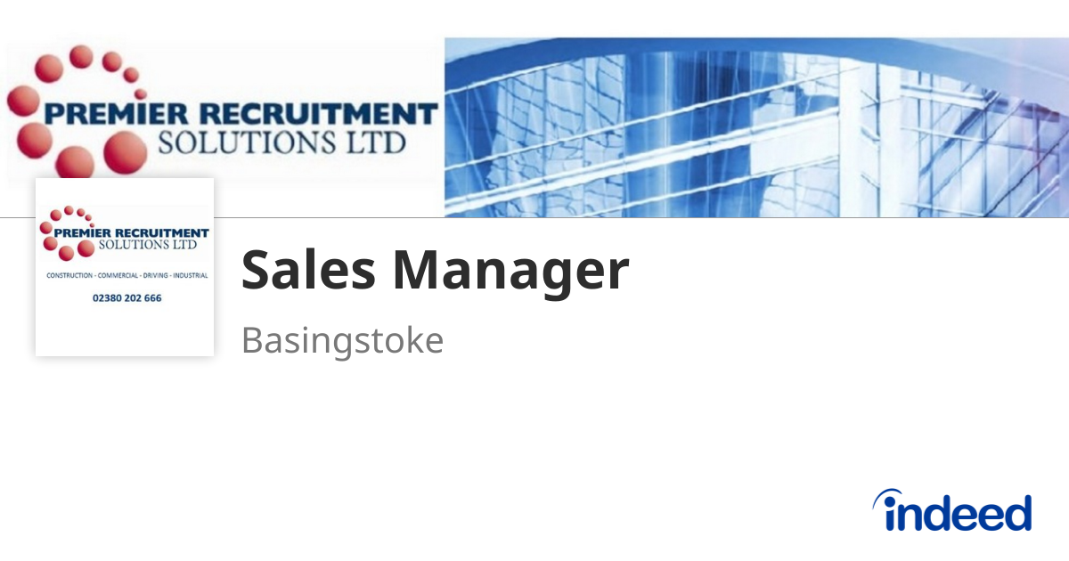 Sales Manager - Basingstoke - Indeed.com