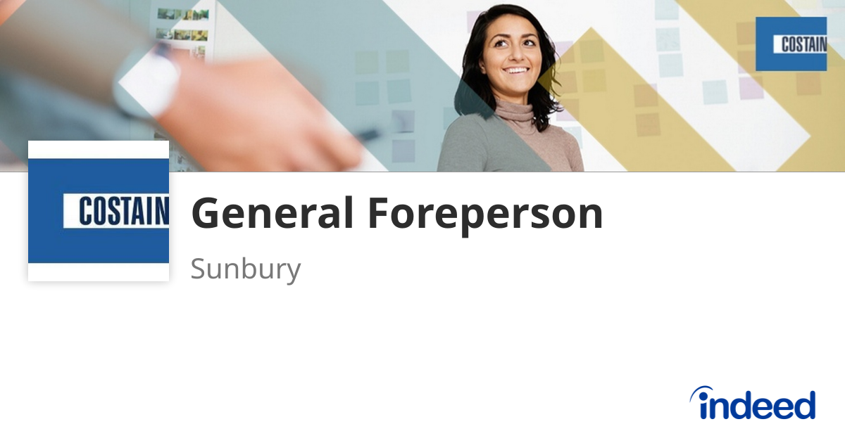 General Foreperson - Sunbury - Indeed.com