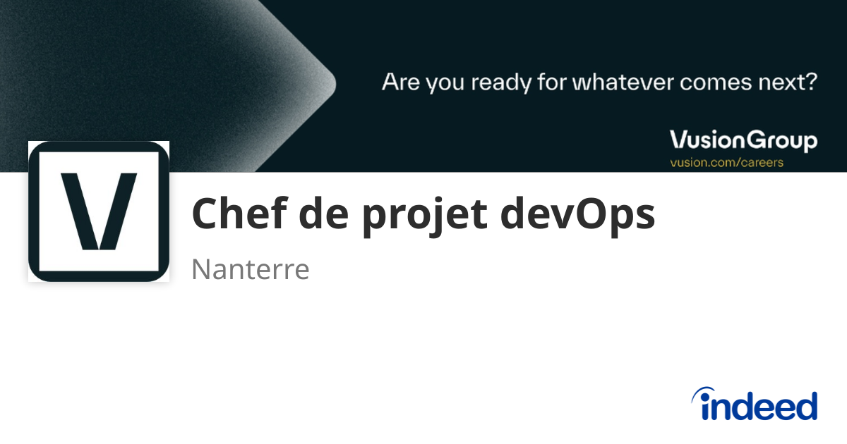 Chef de projet devOps - 92000 Nanterre - Indeed.com