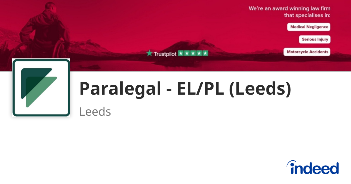 Paralegal - EL/PL (Leeds) - Leeds - Indeed.com