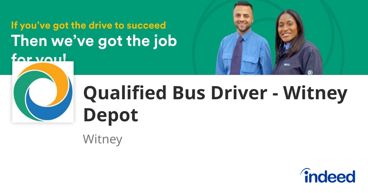 Qualified Bus Driver - Witney Depot - Witney - Indeed.com