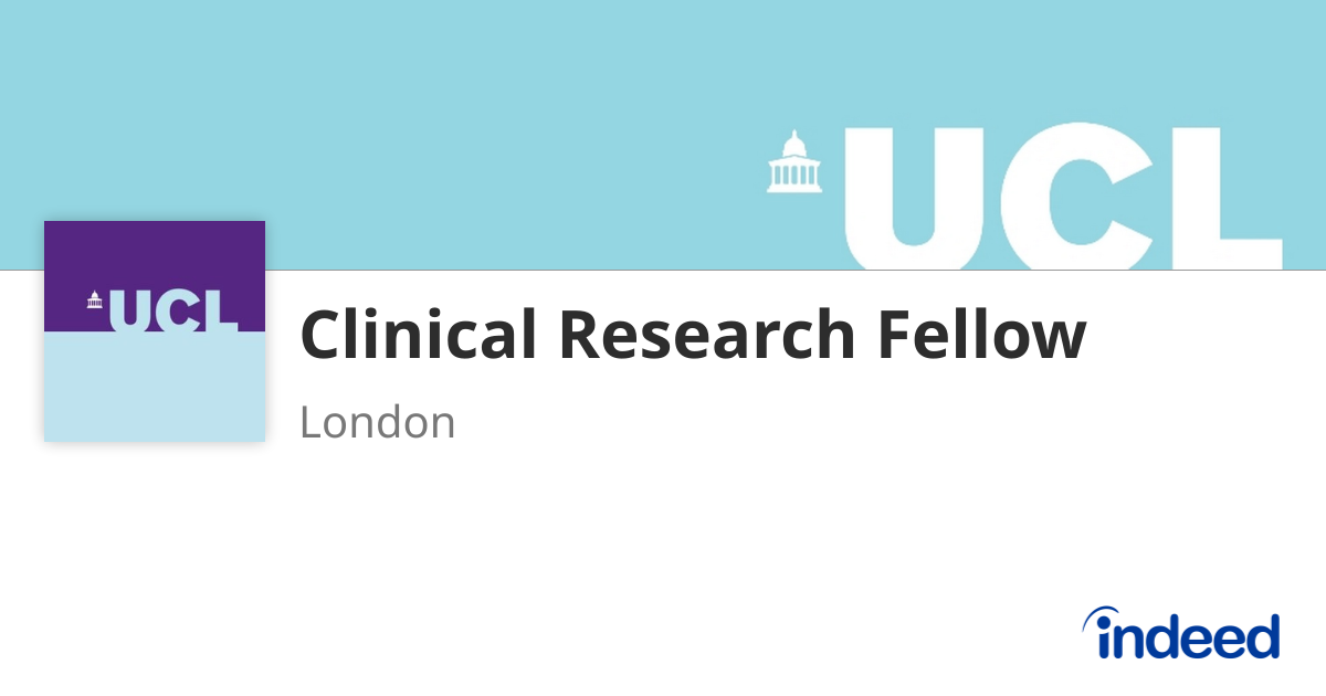 Clinical Research Fellow - London - Indeed.com