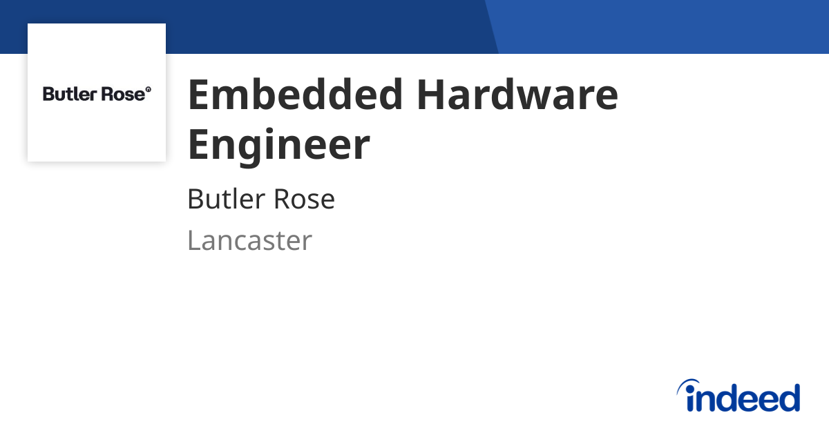 Embedded Hardware Engineer - Lancaster - Indeed.com
