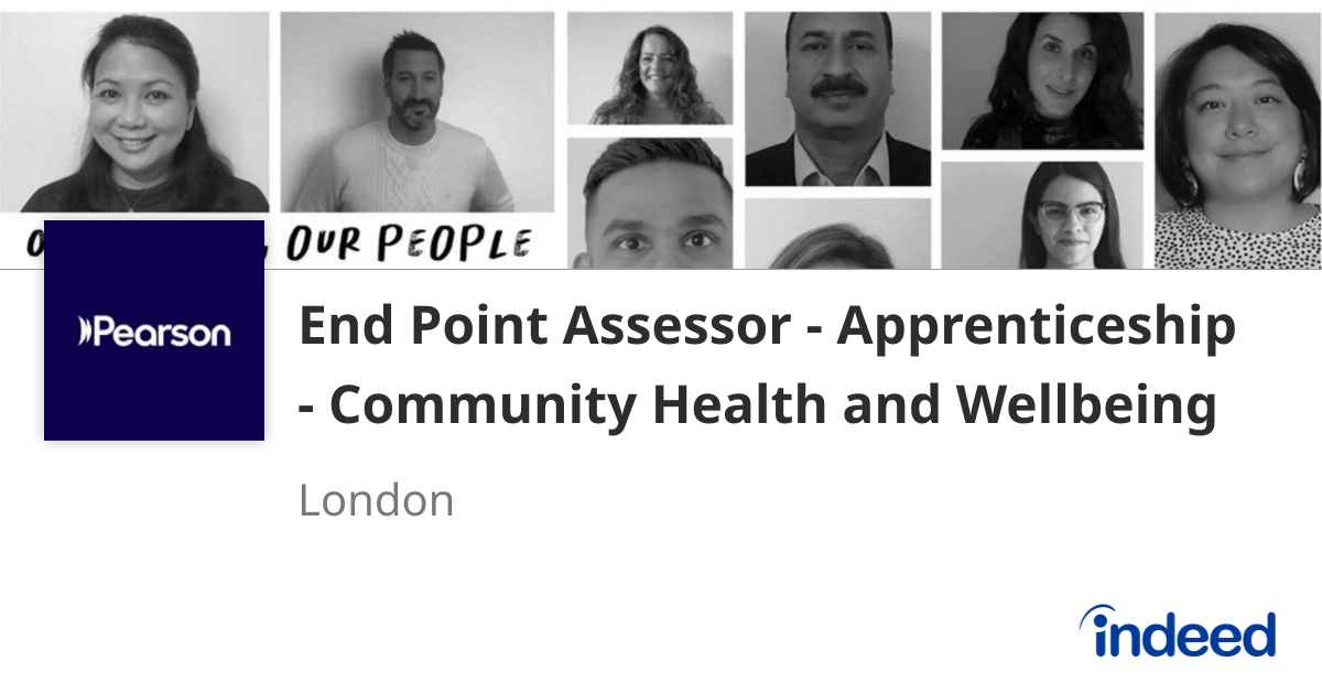 End Point Assessor - Apprenticeship - Community Health and Wellbeing L3 ...
