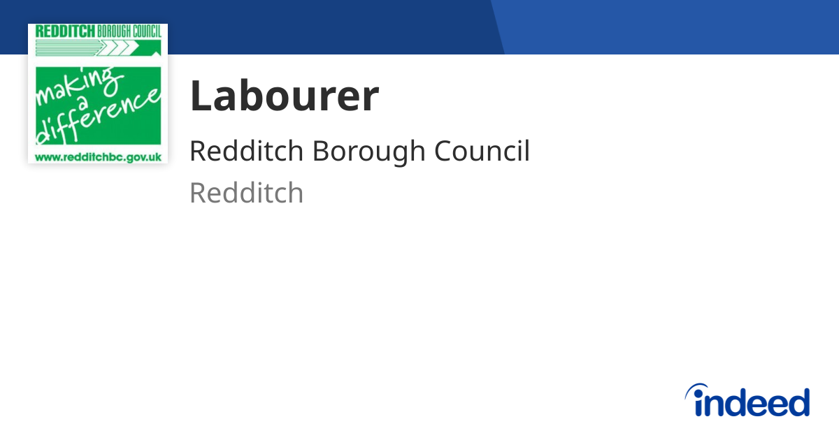 Labourer - Redditch B98 7SN - Indeed.com