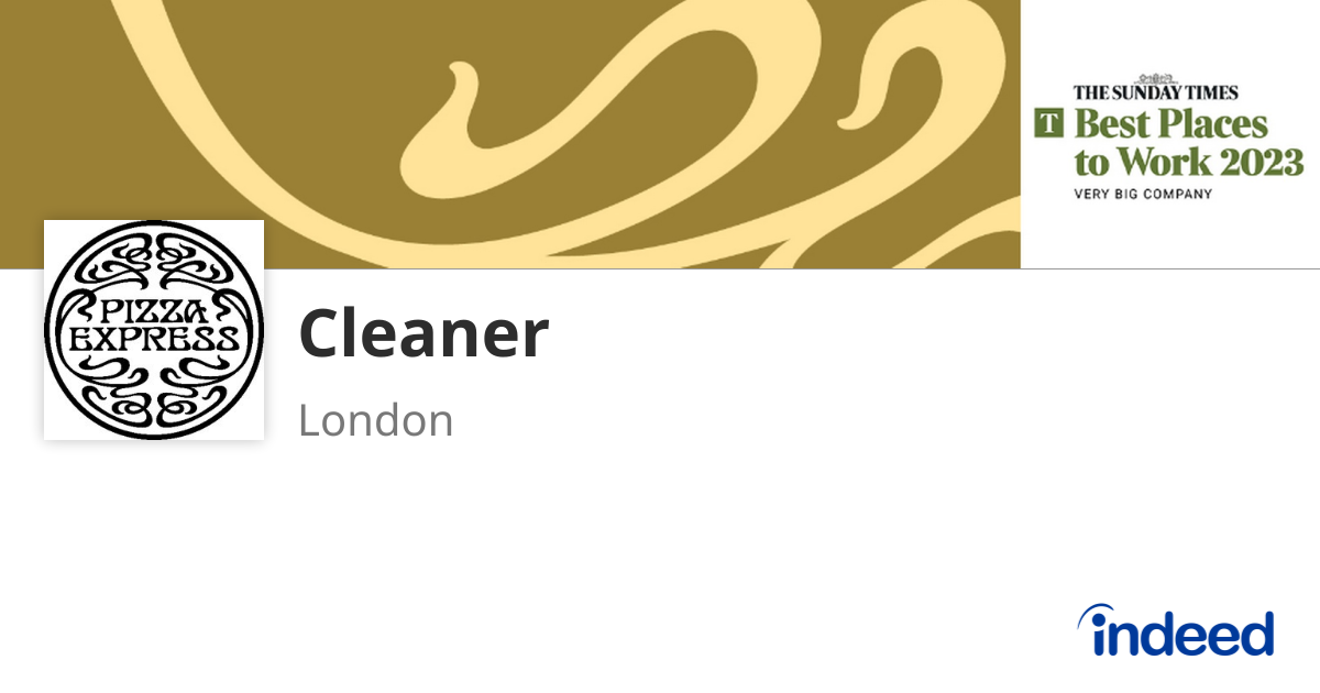 Cleaner - London EC1M - Indeed.com