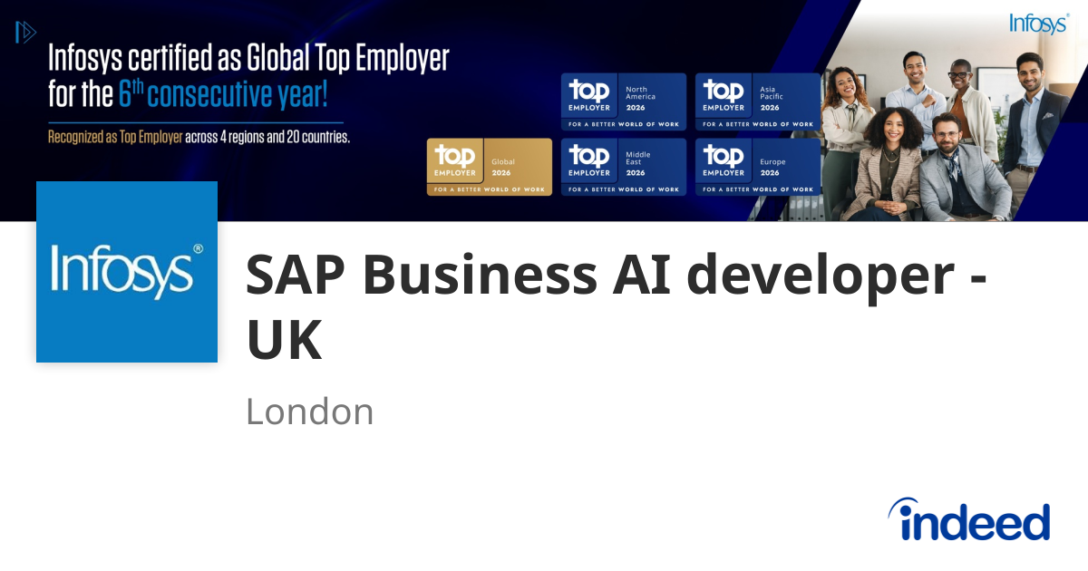 SAP Business AI developer - UK - London - Indeed.com