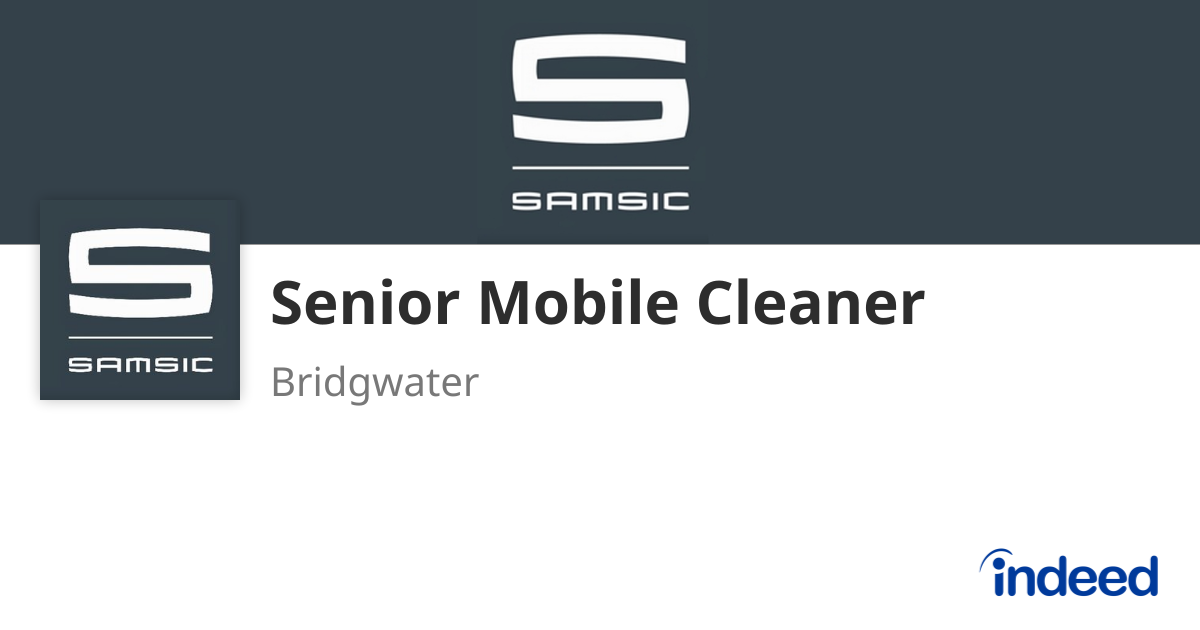 Senior Mobile Cleaner - Bridgwater TA6 4TB - Indeed.com