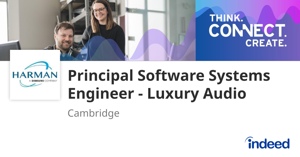 Principal Software Systems Engineer - Luxury Audio - Cambridge - Indeed.com