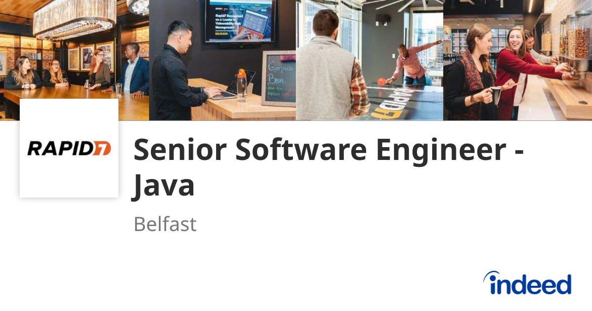 Senior Software Engineer - Java - Belfast BT1 4JB - Indeed.com