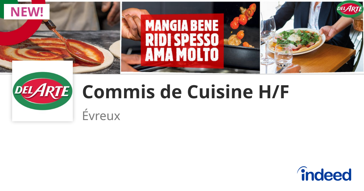 Commis de Cuisine H/F - Évreux (27) - Indeed.com
