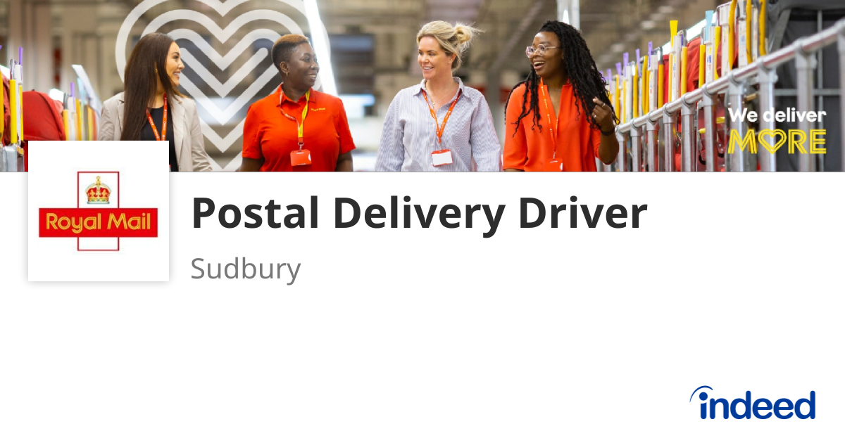 Postal Delivery Driver - Sudbury CO10 - Indeed.com