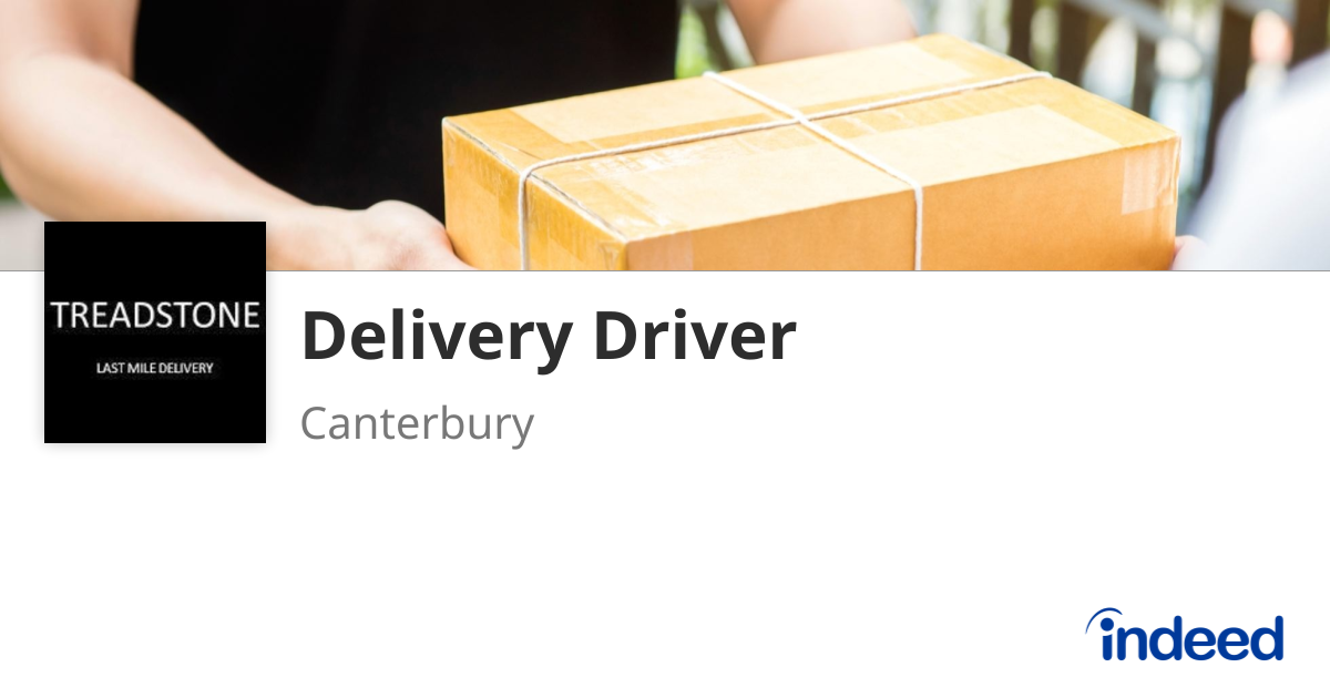 Delivery Driver - Canterbury - Indeed.com