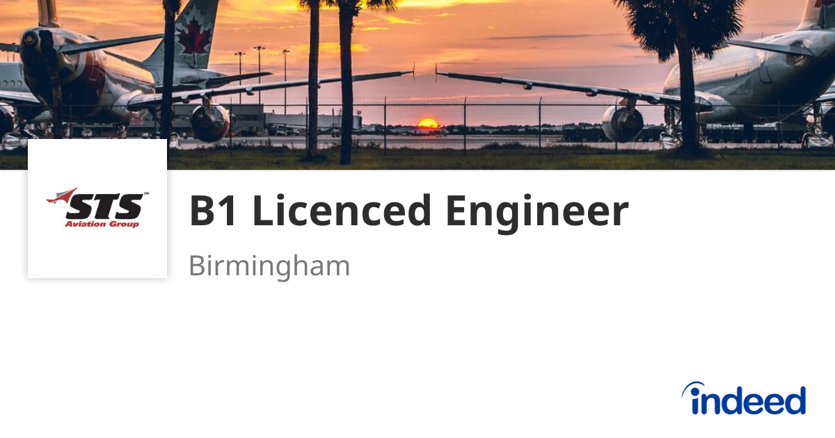B1 Licenced Engineer - Birmingham B26 3QN - Indeed.com