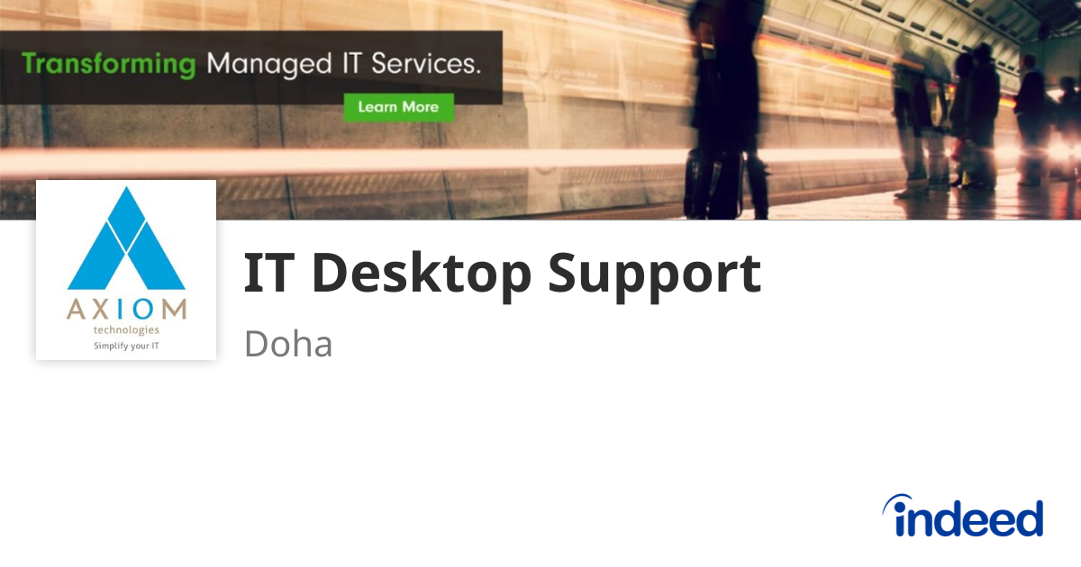 IT Desktop Support - Doha - Indeed.com