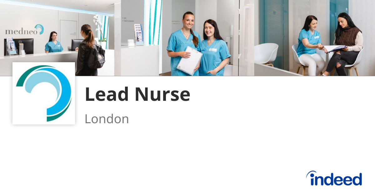 Lead Nurse - London W1W 6QP - Indeed.com