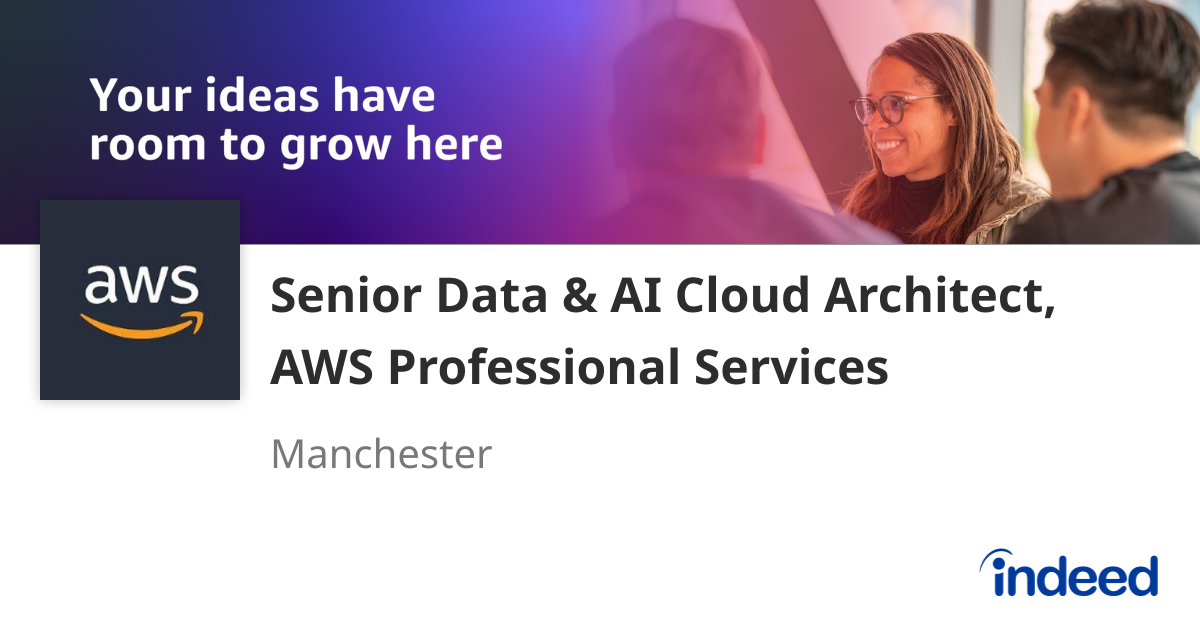 Senior Data & AI Cloud Architect, AWS Professional Services ...