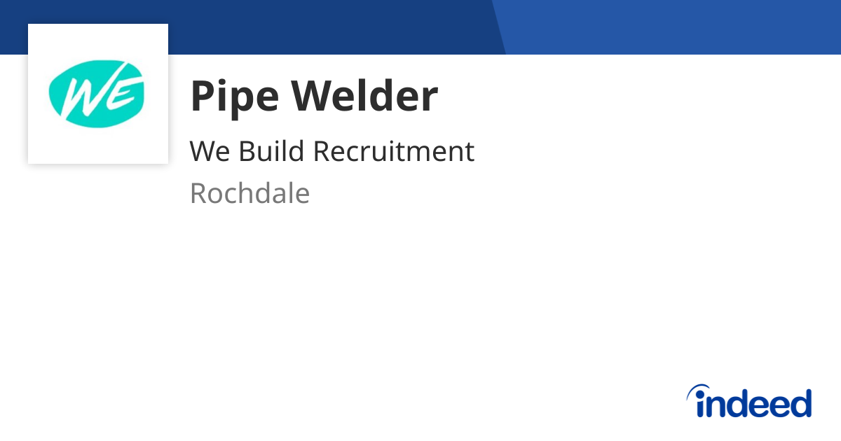Pipe Welder - Rochdale - Indeed.com