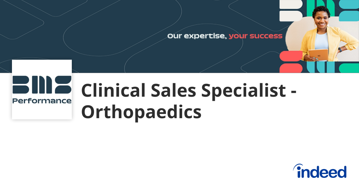 Clinical Sales Specialist - Orthopaedics - Suffolk - Indeed.com
