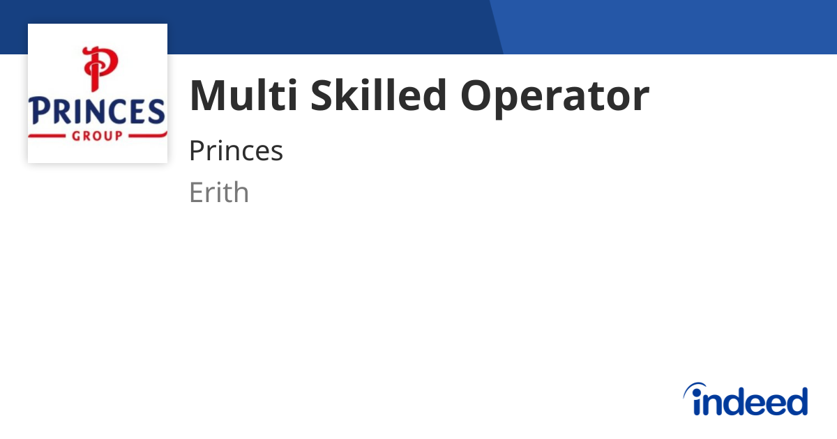 Multi Skilled Operator - Erith - Indeed.com