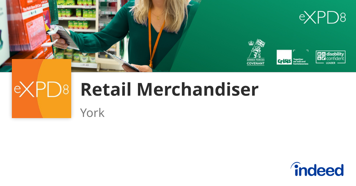 Retail Merchandiser - York YO30 4XZ - Indeed.com