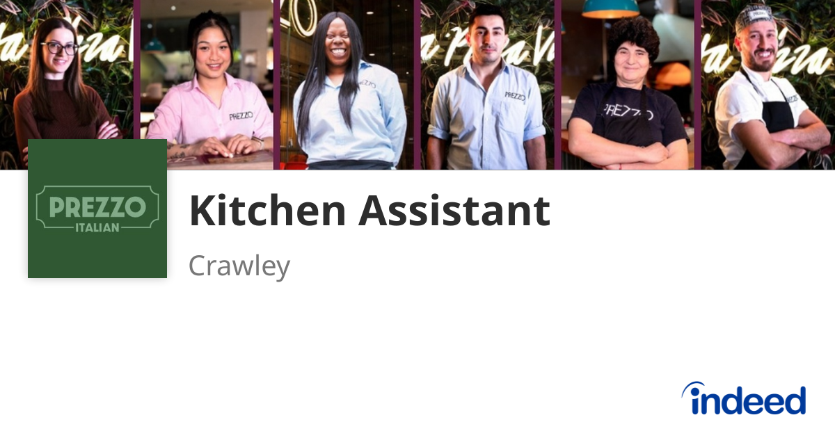 Kitchen Assistant - Crawley RH10 - Indeed.com