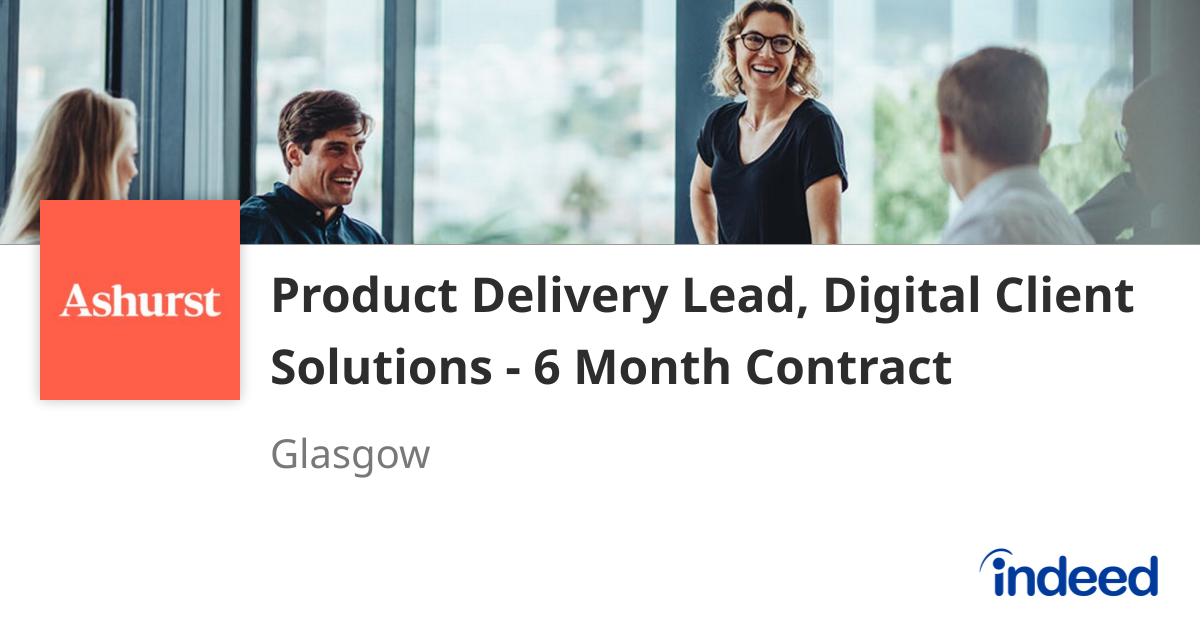 Product Delivery Lead, Digital Client Solutions - 6 Month Contract ...