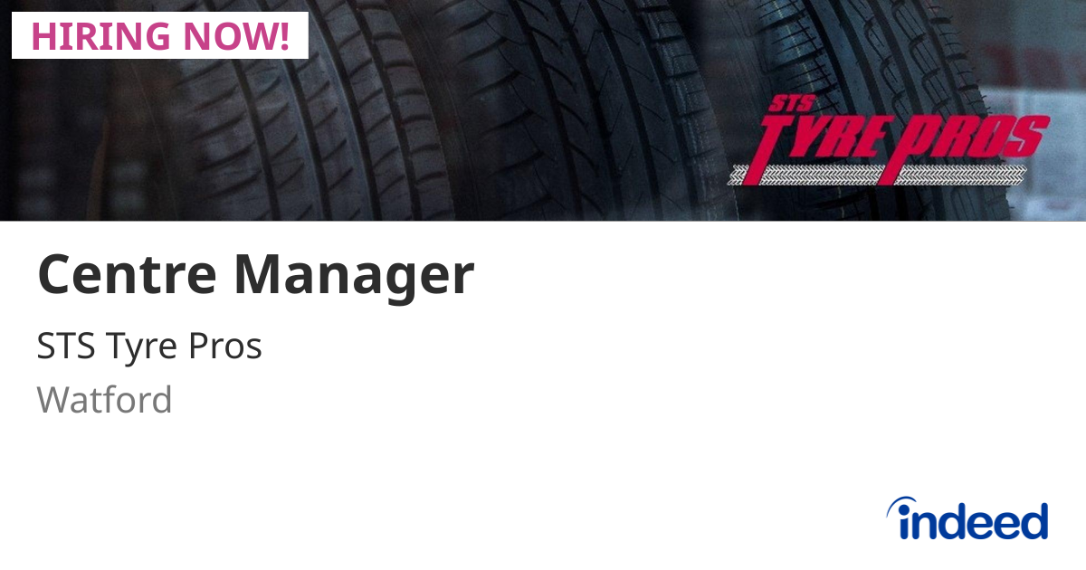 Centre Manager - Watford - Indeed.com
