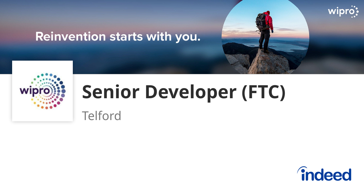 Senior Developer (FTC) - Telford - Indeed.com
