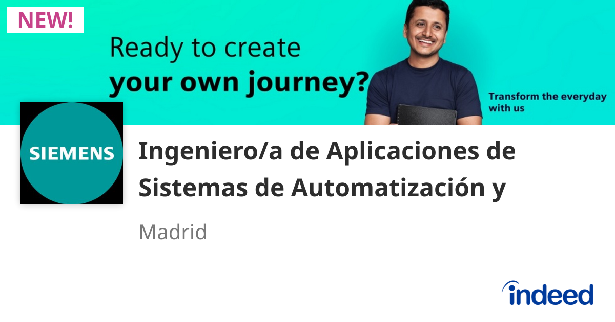 Ingeniero/a de Aplicaciones de Sistemas de Automatización y Control de ...
