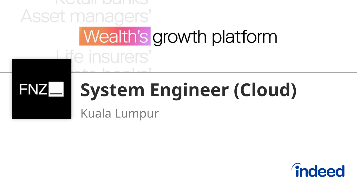 System Engineer (Cloud) - Kuala Lumpur - Indeed.com