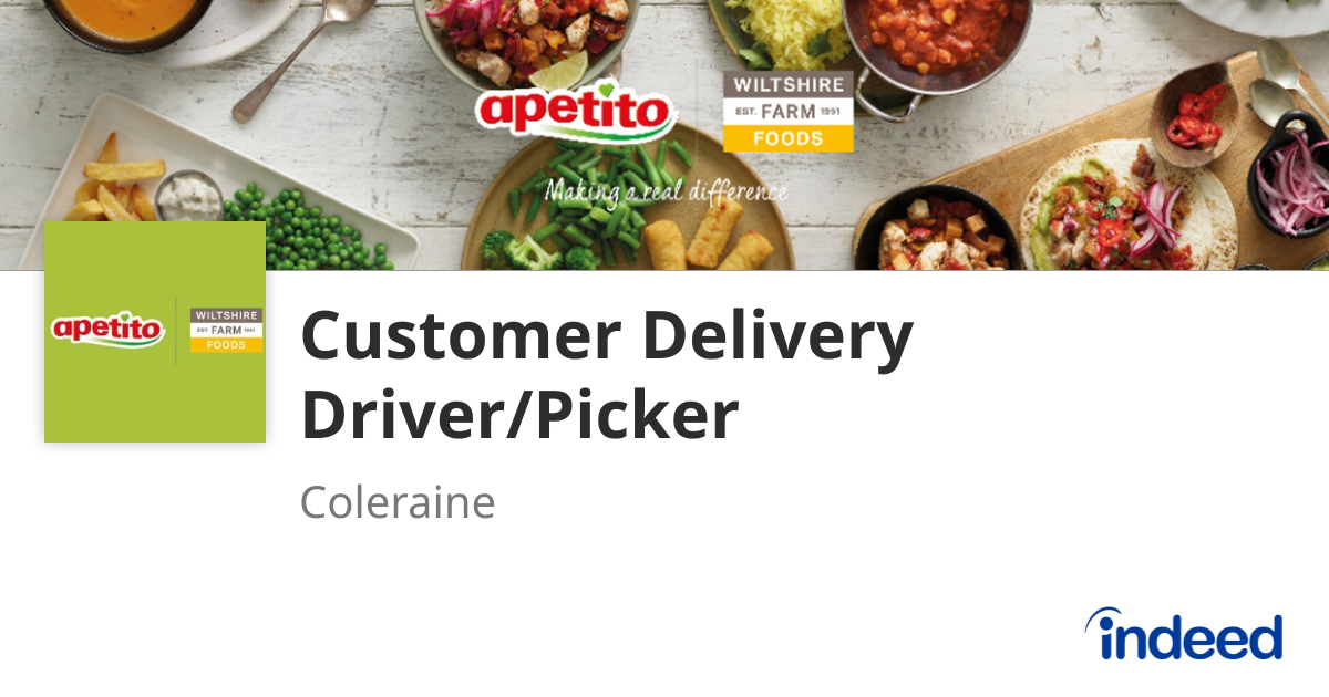 Customer Delivery Driver/Picker - Coleraine BT52 2NR - Indeed.com