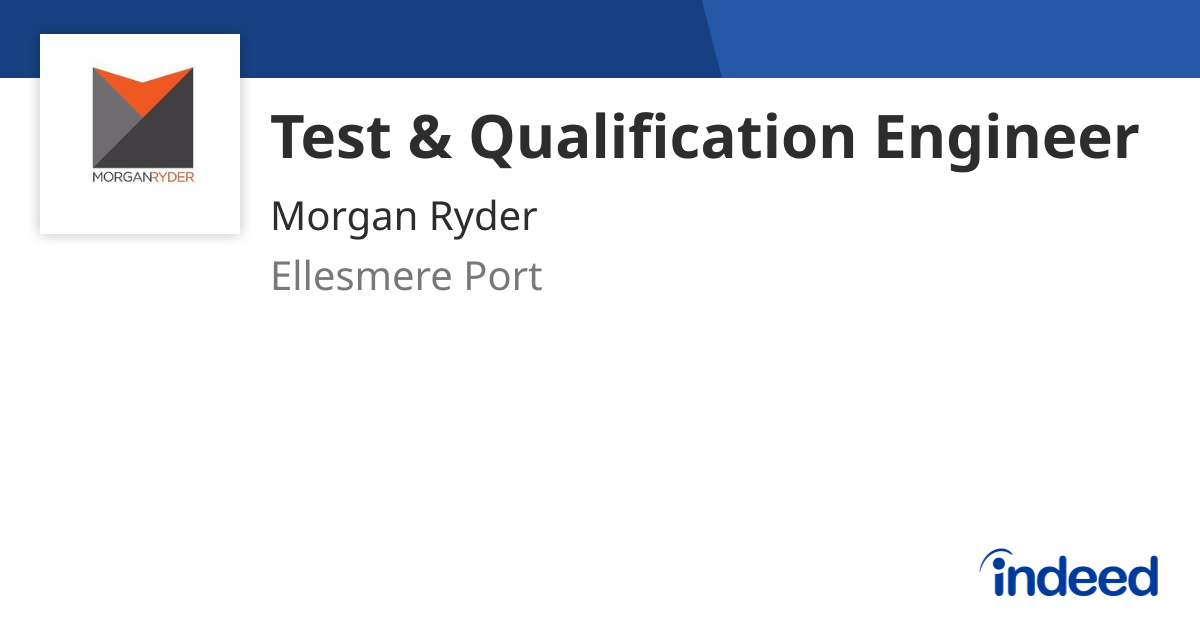 Test & Qualification Engineer - Ellesmere Port - Indeed.com