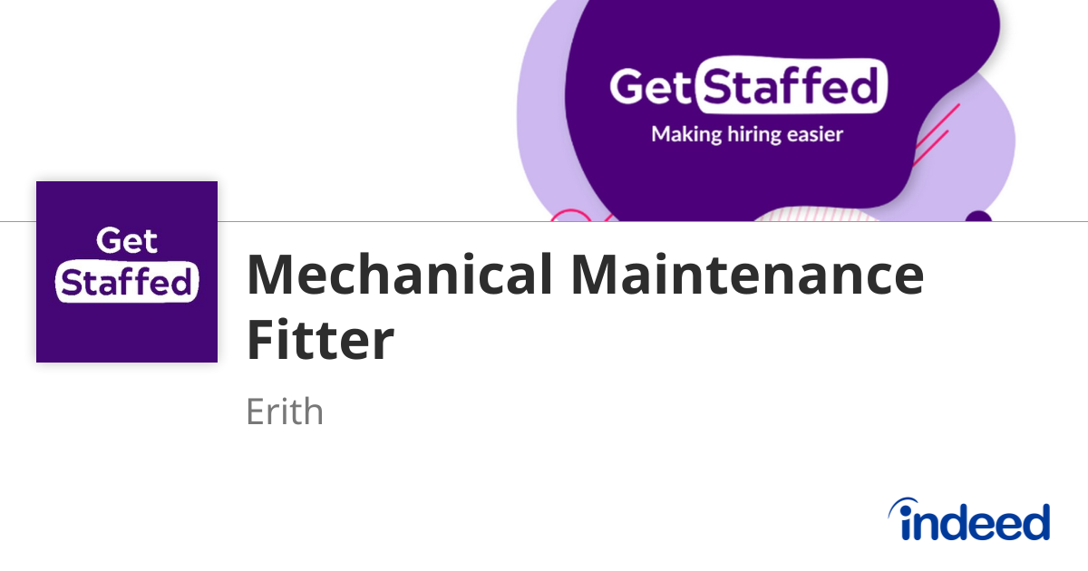 Mechanical Maintenance Fitter - Erith DA8 - Indeed.com