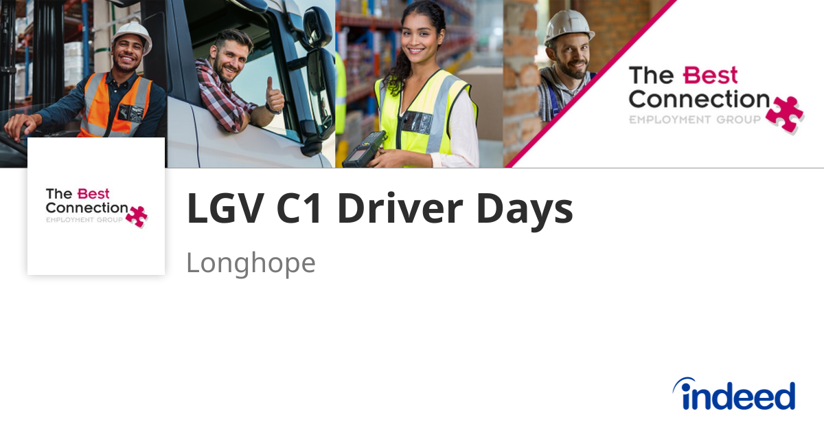 LGV C1 Driver Days - Longhope GL17 - Indeed.com