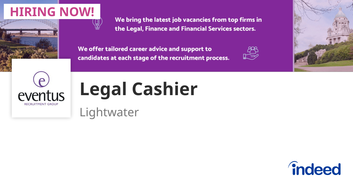 Legal Cashier - Lightwater GU18 - Indeed.com