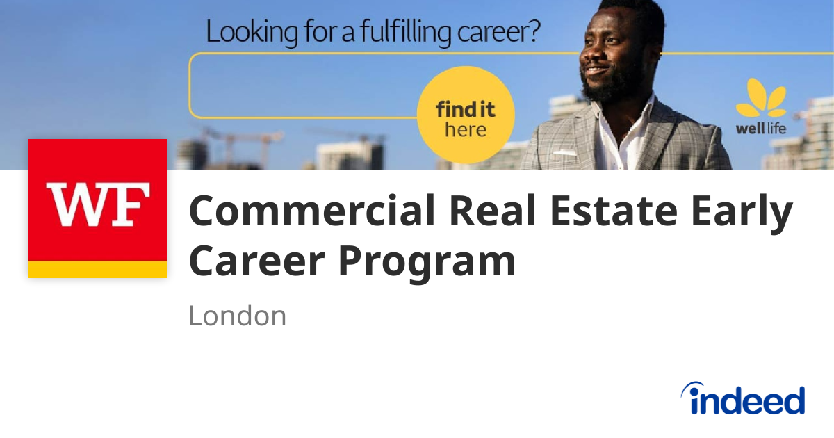 Commercial Real Estate Early Career Program - London - Indeed.com