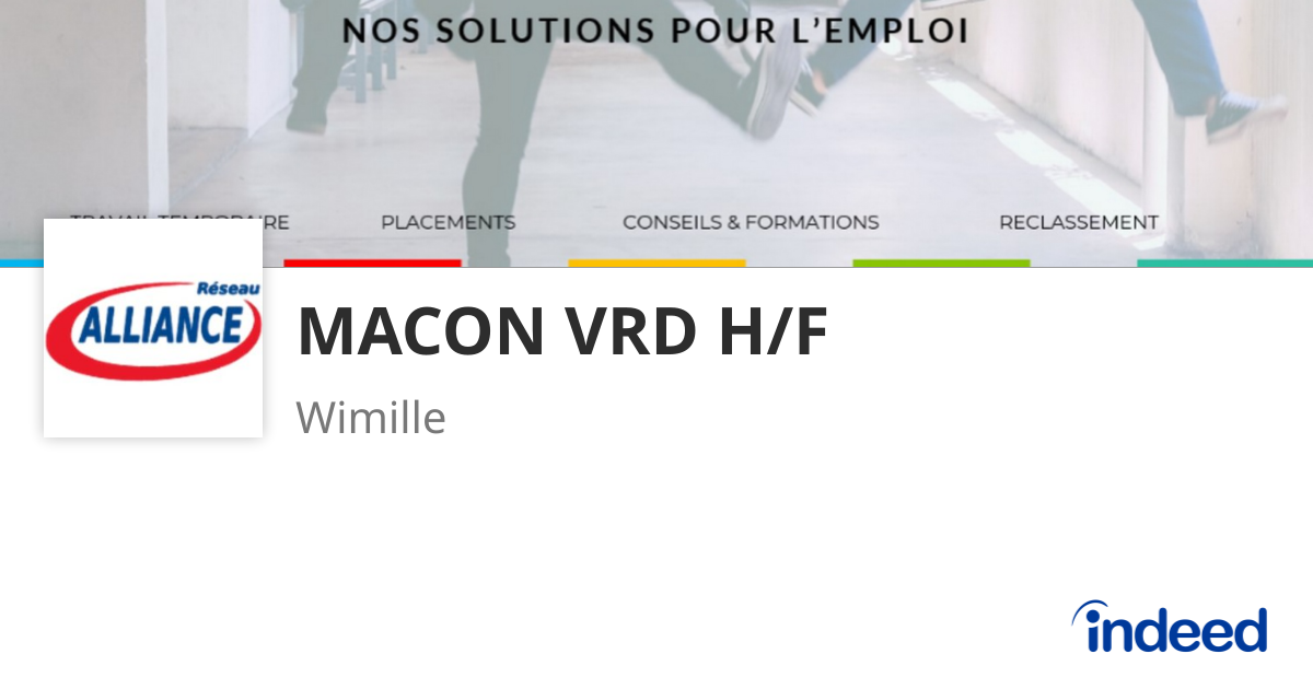MACON VRD H/F - 62126 Wimille - Indeed.com