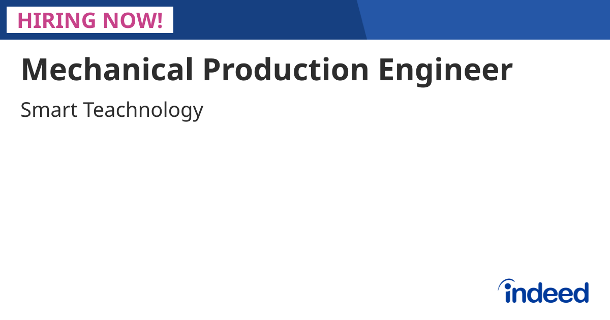 Mechanical Production Engineer - Ahmedabad, Gujarat - Indeed.com