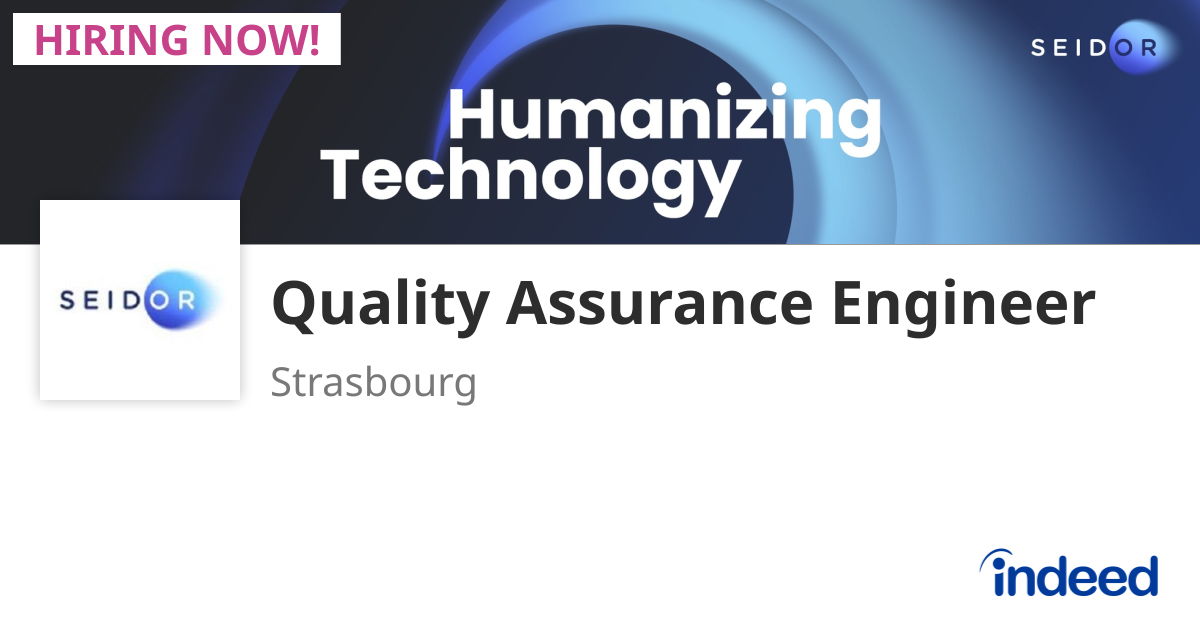 Quality Assurance Engineer - Strasbourg (67) - Indeed.com