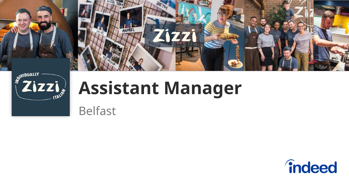 Assistant Manager - Belfast - Indeed.com
