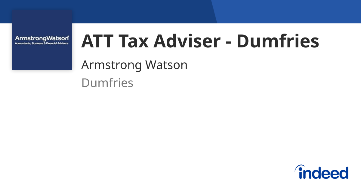 AAT Trainee Accountant / ATT Tax Adviser - Dumfries - Dumfries - Indeed.com
