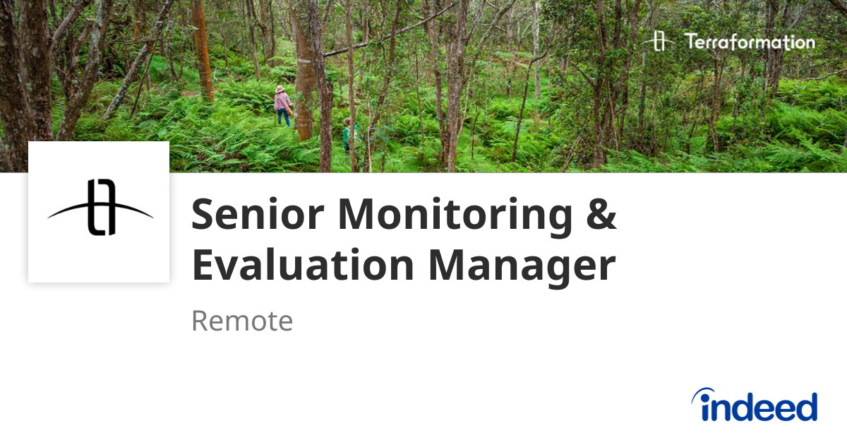 Senior Monitoring & Evaluation Manager - Remote - Indeed.com